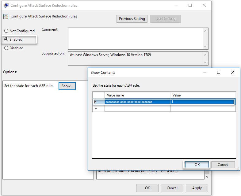 Windows Defender allows Office macros calls to Win32 APIs