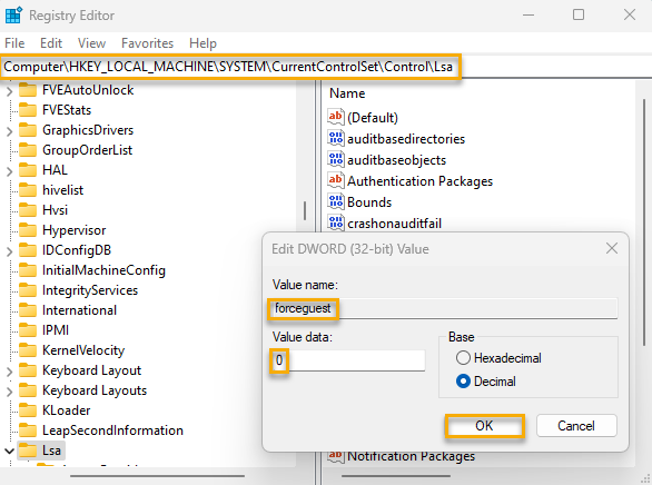 Ensure 'Network access: Sharing and security model for local accounts ...