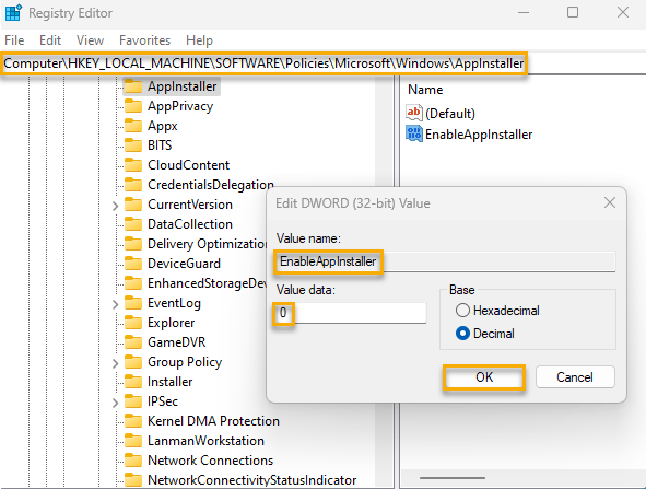 Ensure 'Enable App Installer' is set to 'Disabled' (CIS LEVEL 2)