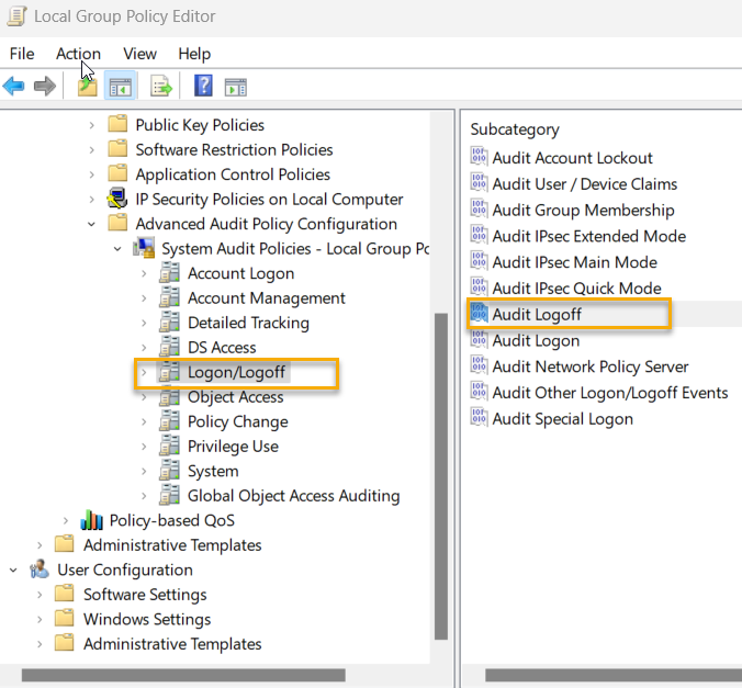Ensure 'Audit Logoff' is set to include 'Success' (CIS LEVEL 1)