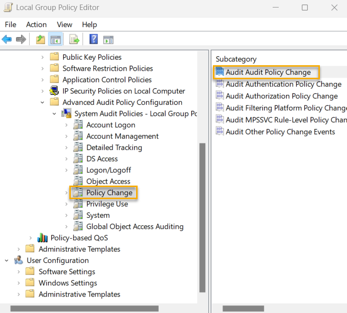 Ensure 'Audit Audit Policy Change' is set to include 'Success' (CIS ...