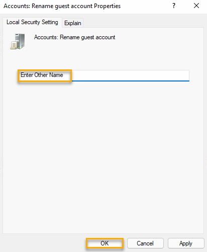 Configure 'Accounts: Rename guest account' (CIS LEVEL 1)