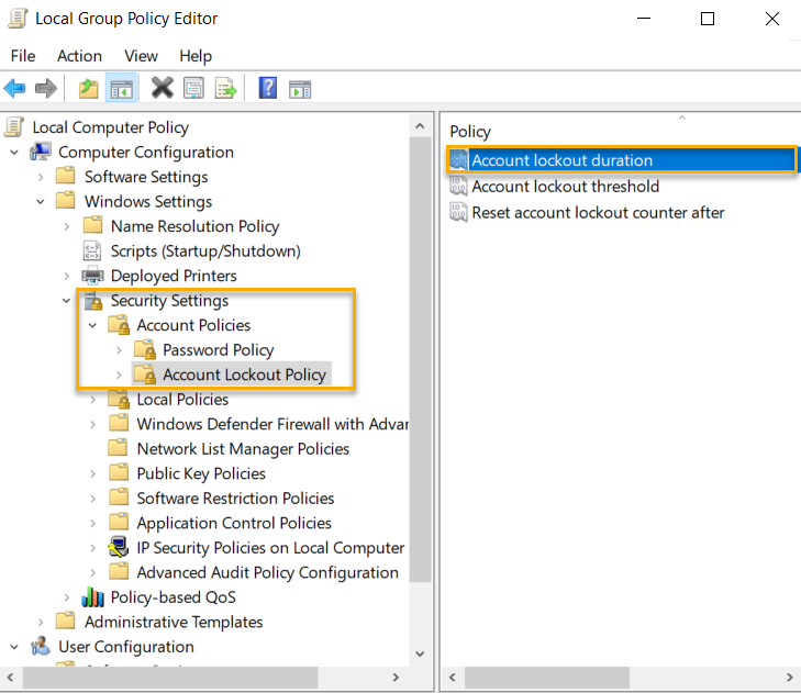 Ensure 'Account lockout duration' is set to '15 or more minute(s)' (CIS ...