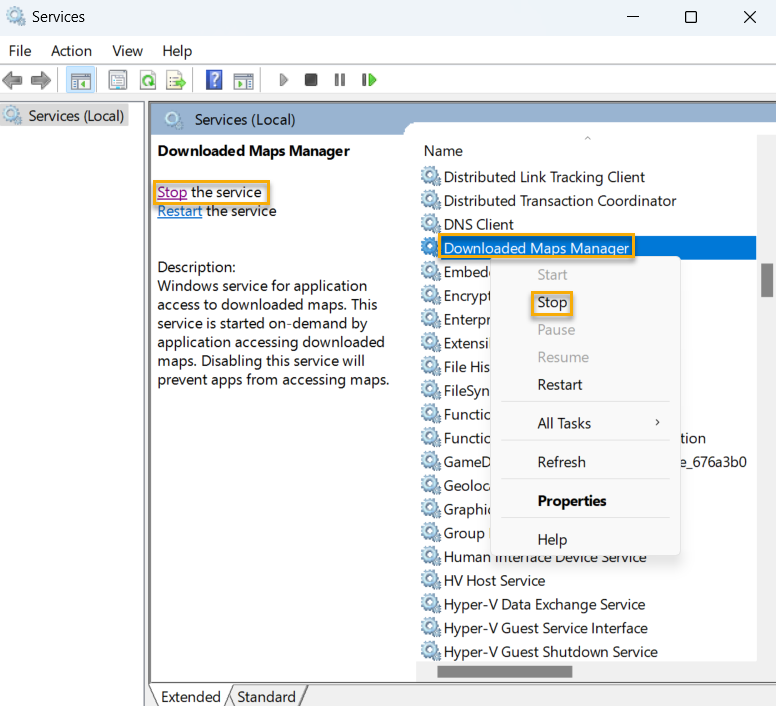Ensure 'Downloaded Maps Manager (MapsBroker)' is set to 'Disabled' (CIS ...