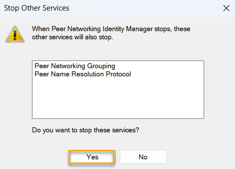 Ensure 'Peer Networking Identity Manager (p2pimsvc)' is set to 'Disabled' (CIS LEVEL 2)