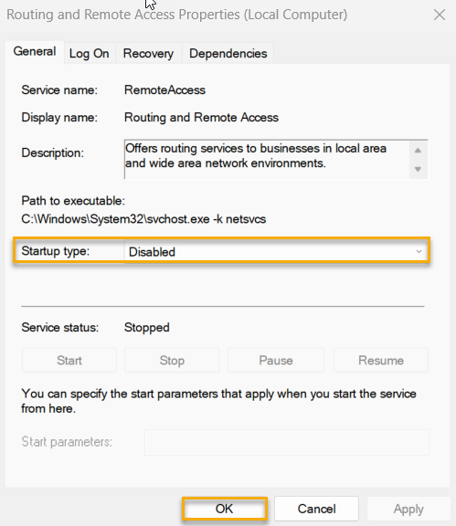 Ensure 'Routing and Remote Access (RemoteAccess)' is set to 'Disabled' (CIS LEVEL 1)