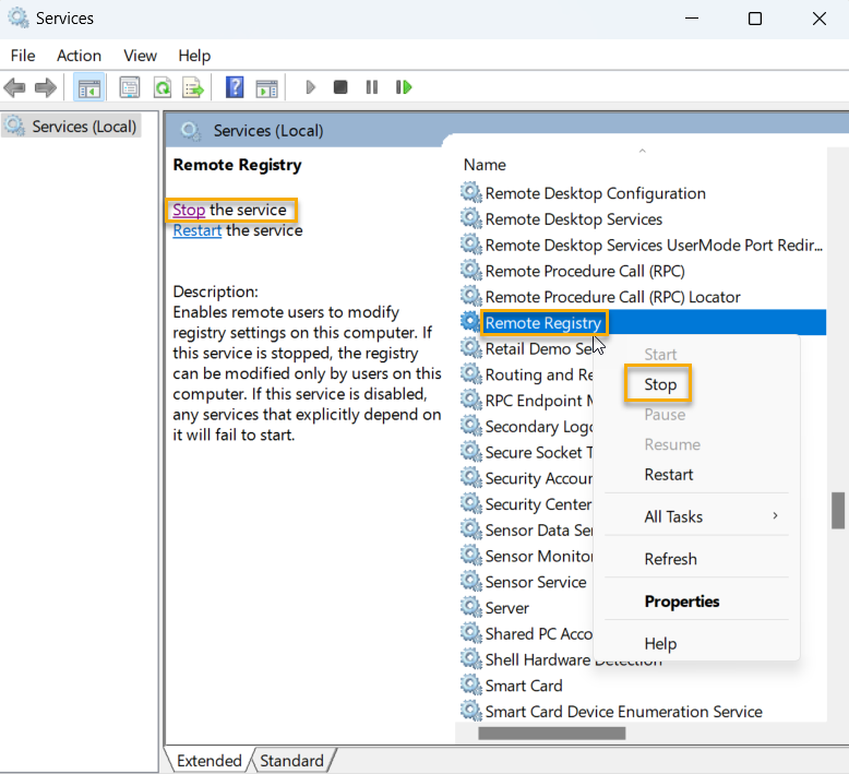 Ensure 'Remote Registry (RemoteRegistry)' is set to 'Disabled' (CIS ...
