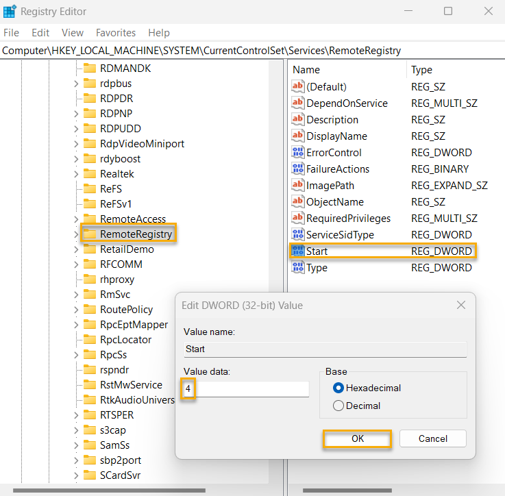 Ensure 'Remote Registry (RemoteRegistry)' is set to 'Disabled' (CIS LEVEL 2)