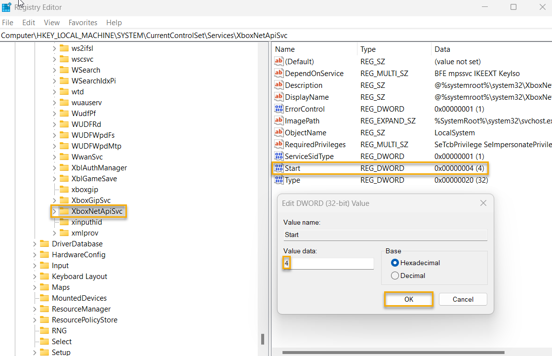 Ensure 'Xbox Live Networking Service (XboxNetApiSvc)' is set to 'Disabled' (CIS LEVEL 1)