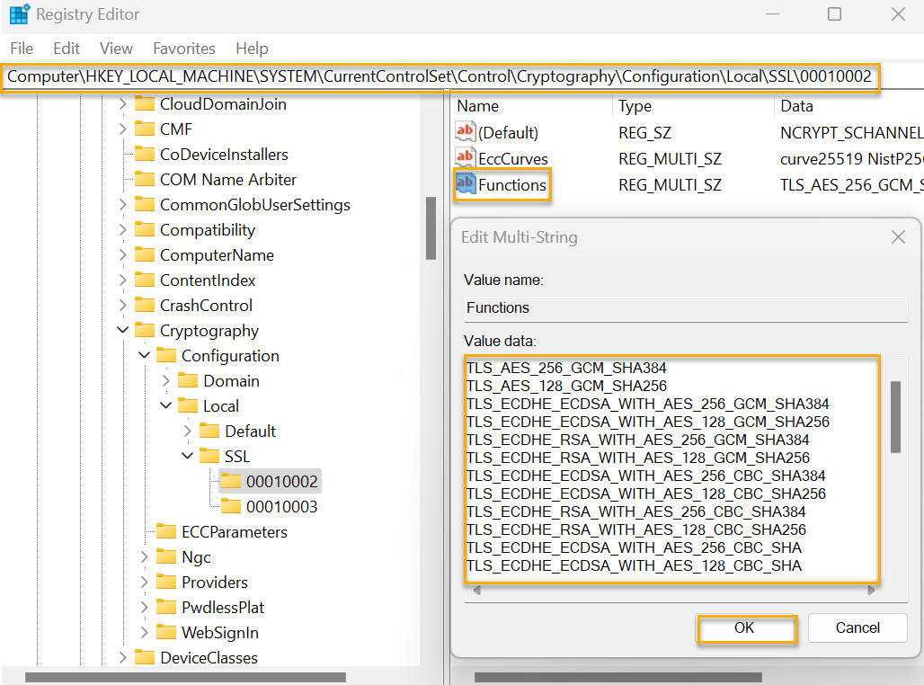TLS/SSL Support for Static Key Cipher Suites Not Disabled (SWEET32 ...